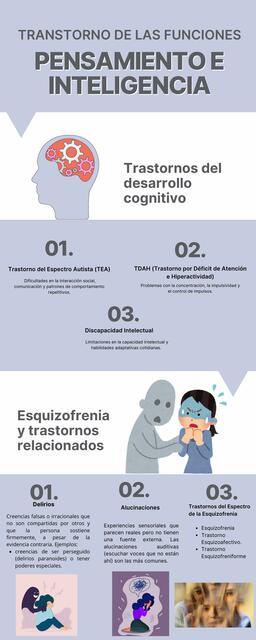 Transtorno de las funciones pensamiento e intelige | Anayeli Joselin ...