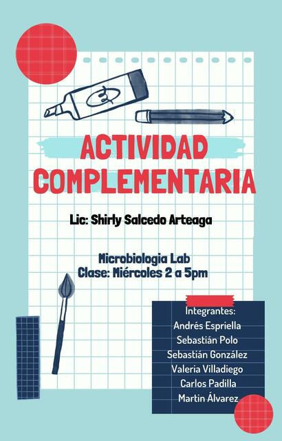 ACTIVIDAD COMPLEMENTARIA | Valeria Villadiego | uDocz