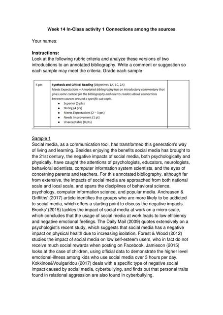 Week 14 In Class activity 1 | Stephanie | uDocz