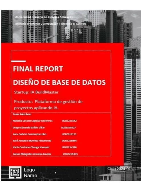 TB2 Diseño de Base de Datos | José | uDocz