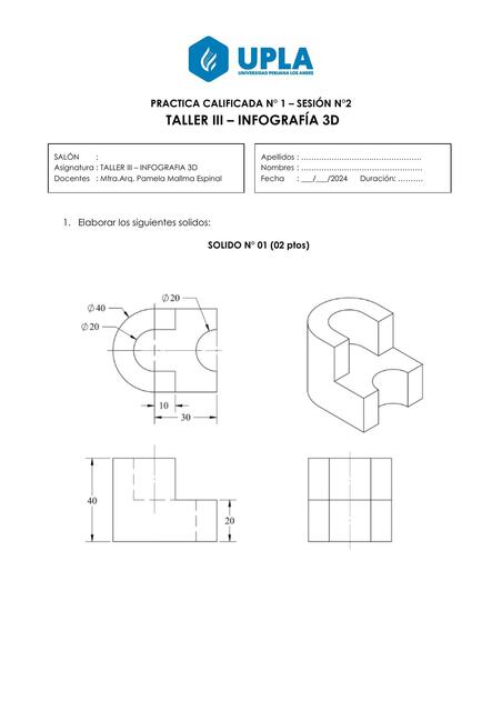 PRACTICA CALIFICADA SESION 2 EN CLASE | Andrea | uDocz