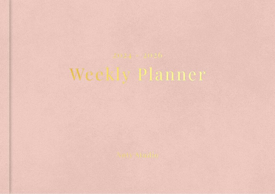 Free Weekly Planner | Soo-jin | uDocz