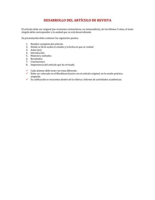 DESARROLLO DEL ARTÍCULO DE REVISTA | Marlene Olinda Arrascue campos | uDocz