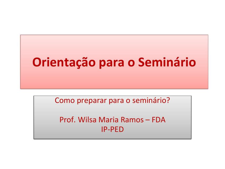 Seminario modelo de analise 1 | Emmanuel | uDocz