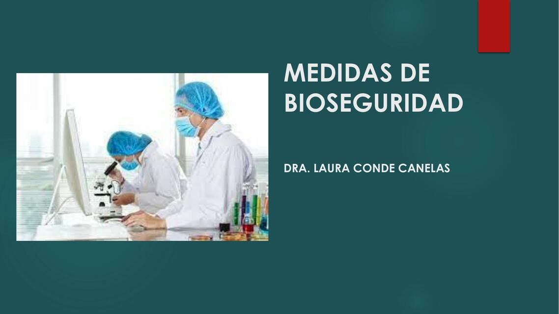 1 MEDIDAS DE BIOSEGURIDAD EN LABORATORIO | Ricardo C.J. | uDocz
