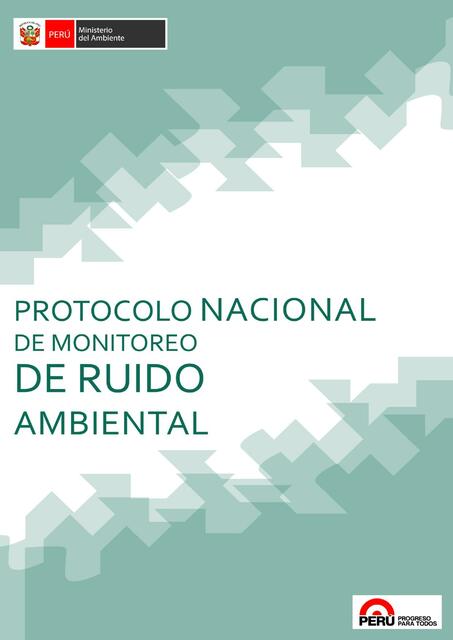 Protocolo nacional de monitoreo de ruido ambiental | Fabiola | uDocz