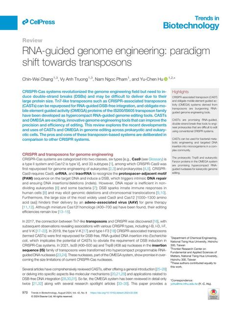 RNA guided genome engineering paradigm shift towa | Jose | uDocz