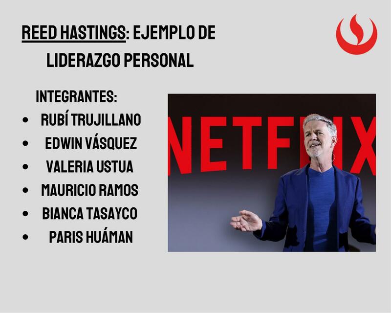 Liderazgo Personal Reed Hastings Historieta termin | Kimberly Rubi ...