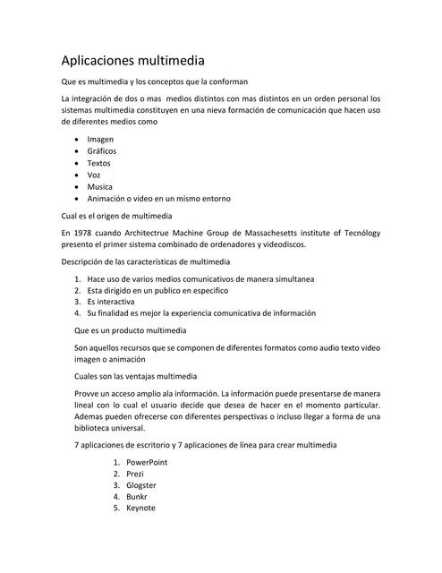 Aplicaciones multimedia | Hdz | uDocz