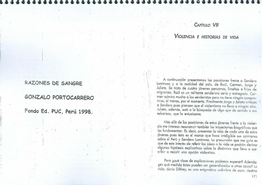 Lectura Razones de sangre | . | uDocz