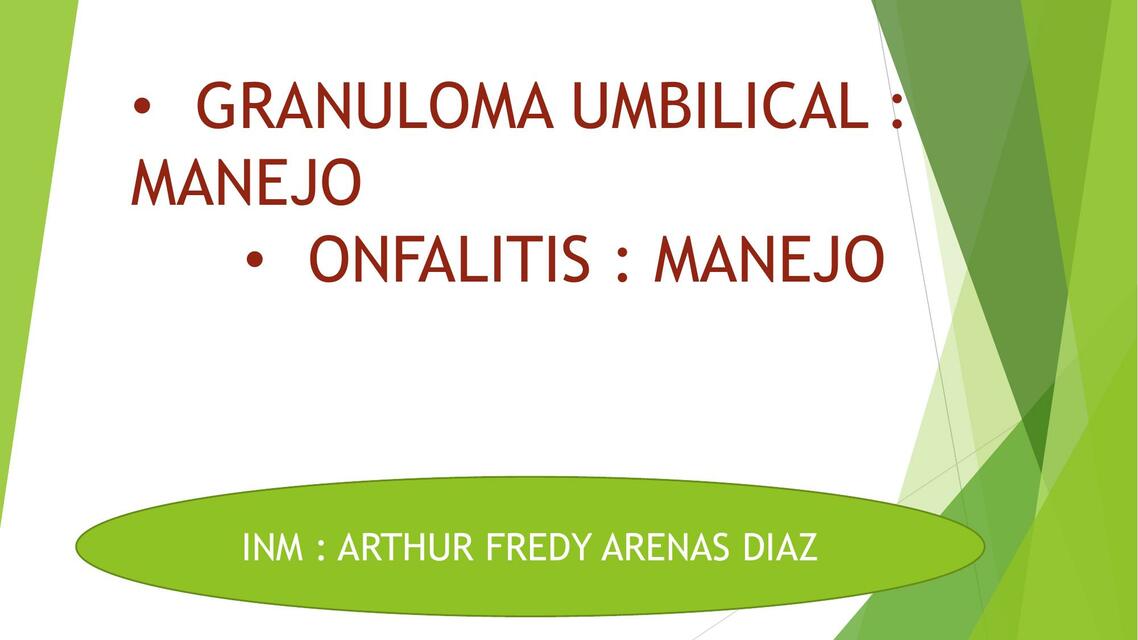 onfalitis neonatal pptx | ARTHUR FREDY | uDocz