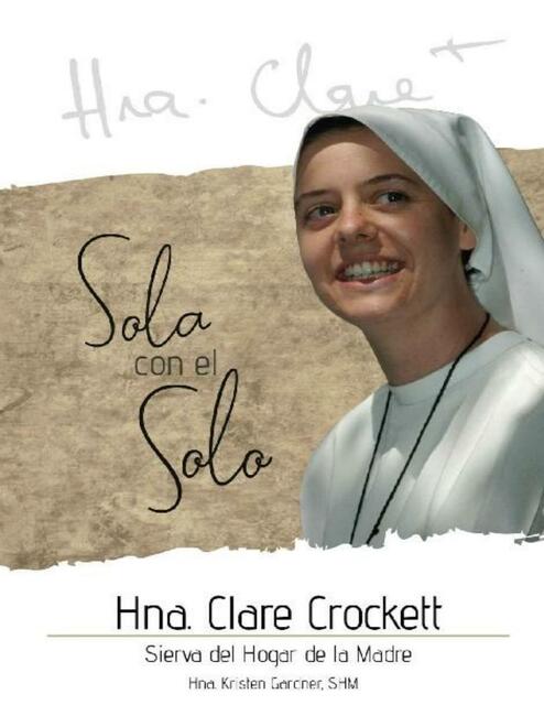 Hna Clare Crockett Sola con el Solo by Hna Kristen | Joice Nataly Rada ...