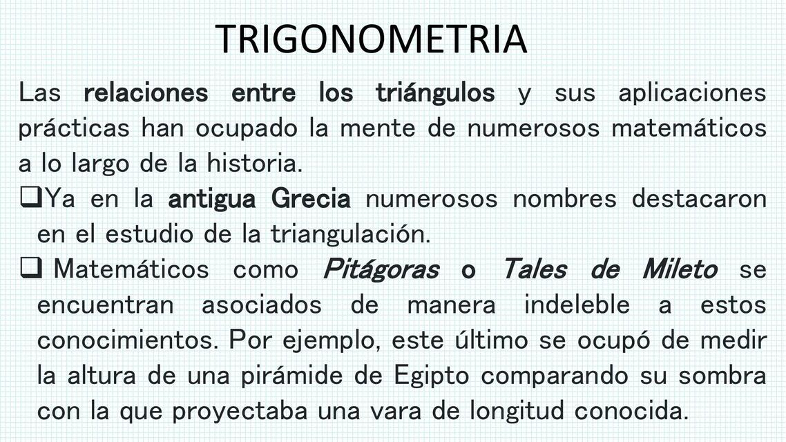 Trigonometría | MARIA ESTHER | uDocz
