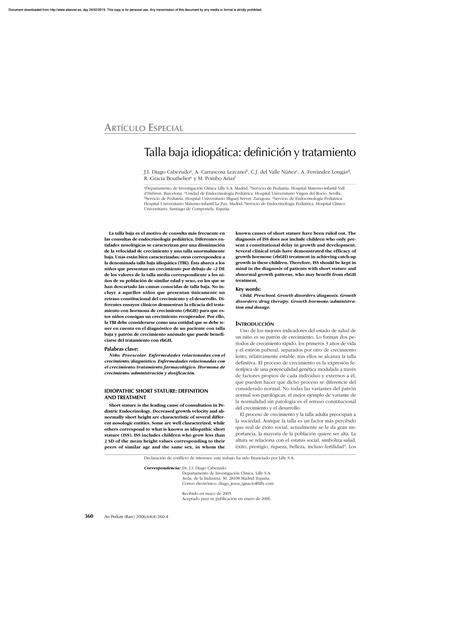 talla baja defincion y tto | Marlene Olinda Arrascue campos | uDocz