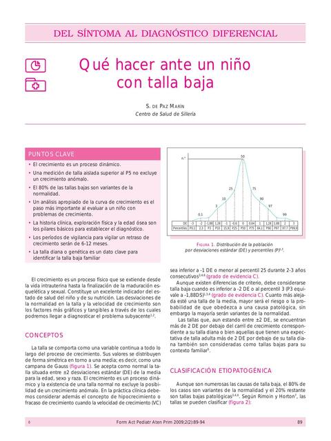 que hacer ante niño con talla baja | Marlene Olinda Arrascue campos | uDocz