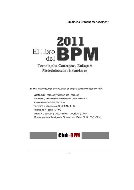 El Libro del BPM | michael | uDocz