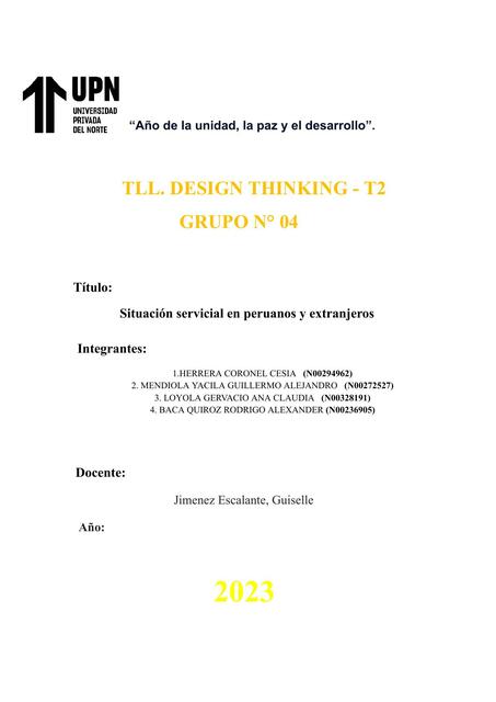T2 Design thinking | Maria de los Angeles | uDocz