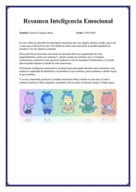 Emociones | Eliz | uDocz