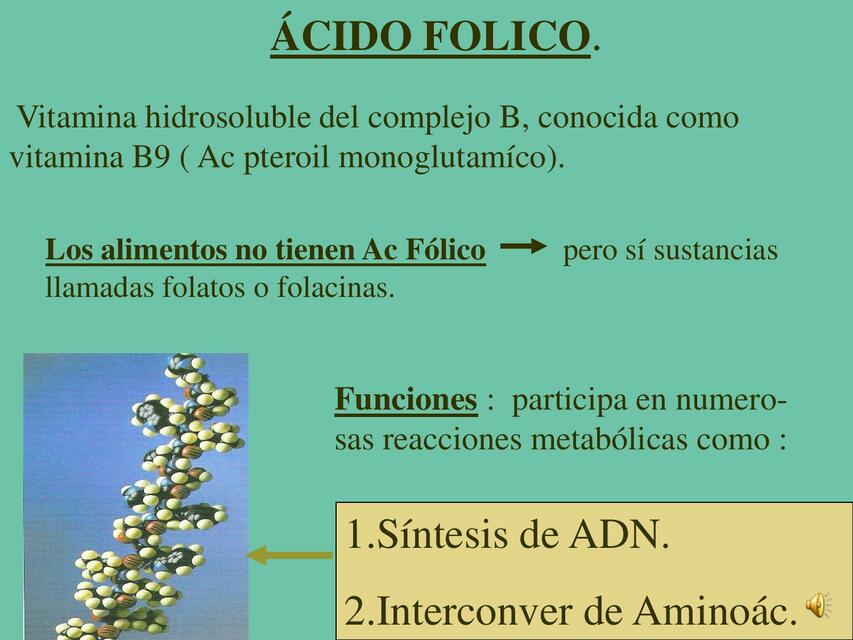 ACIDO FOLICO parte 1 | Lujan Molina | uDocz