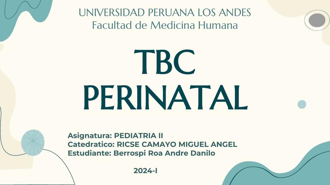 TBC PERINATAL | Andre D BR | uDocz