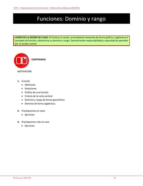 LD10 Función dominio y rango | Carlos Daniel | uDocz