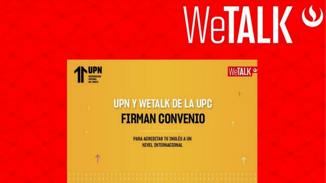 CONVENIO UPN WE TALK UPC 2 | Karen | uDocz