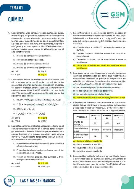 QUÍMICA CLAVES | Karen | uDocz