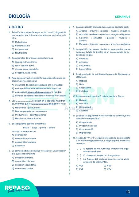 Semana 4 Biología | Karen | uDocz