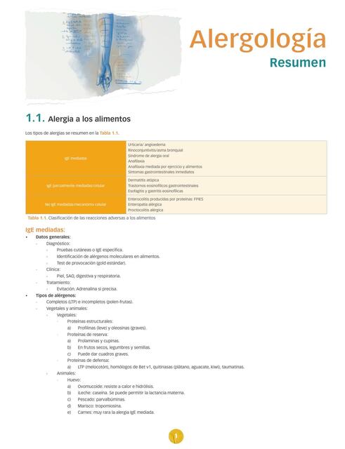 ALERGOLOGIA RESUMEN | gabriela | uDocz