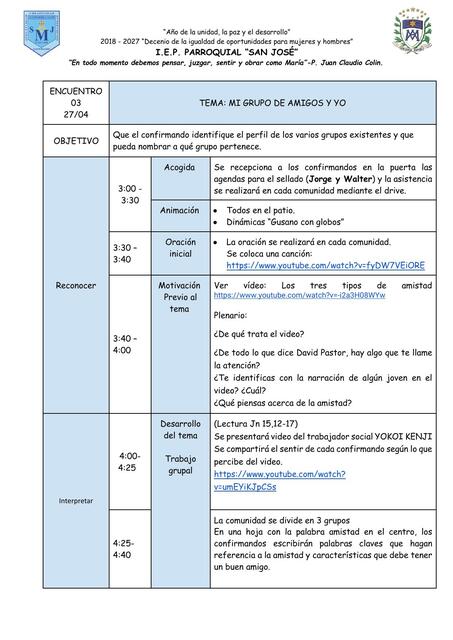 Mi Grupo de Amigos y Yo | Sebastian | uDocz