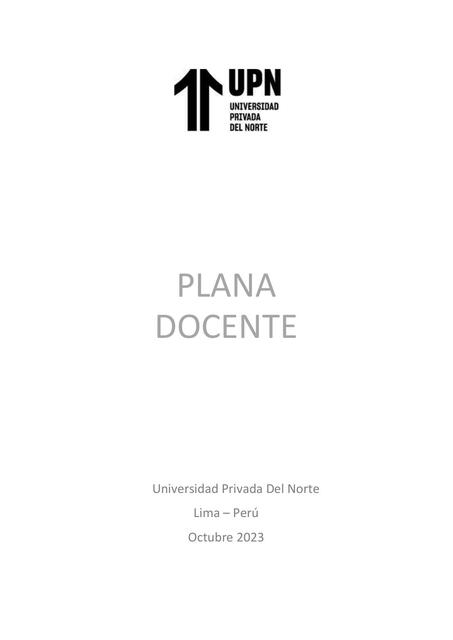 plana docente | Mariam | uDocz
