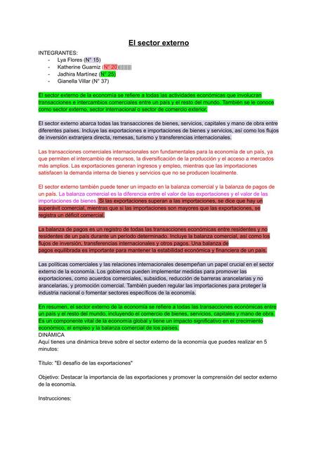 SECTOR EXTERNO | Guarniz | uDocz