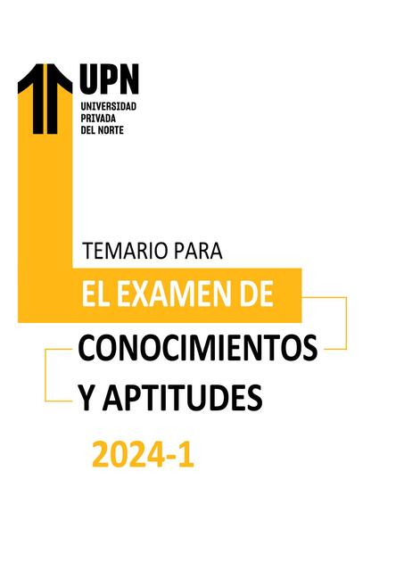 temario examen admision | Pierina | uDocz