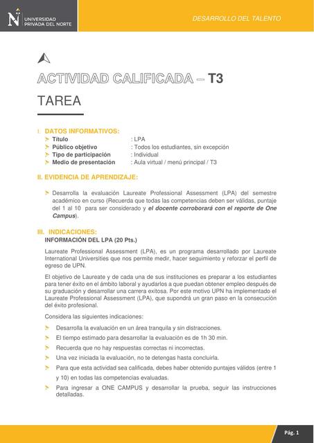 RRHH T3 DESARROLLO DE TALENTO | celeste | uDocz