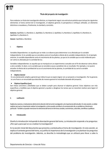 Formato Proyecto 2do Avance | Ana Lucía | uDocz