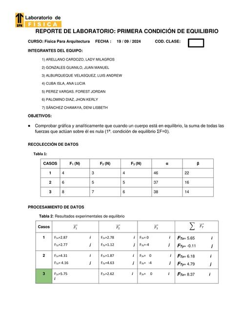 REPORTE LAB FISIARQ S05 1CE GRUPO 02 ANA LUCIA CUB | Ana Lucía | uDocz
