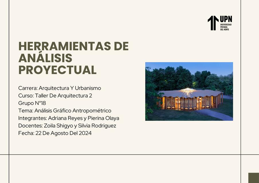 1 Herramientas de análisis proyectual 2 Análisis g | Pierina | uDocz