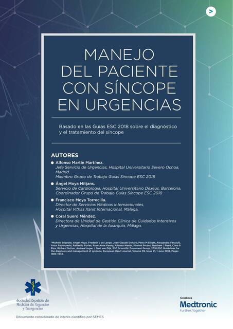 manejo paciente con sincope en urgencias | Sandra Arganaras | uDocz