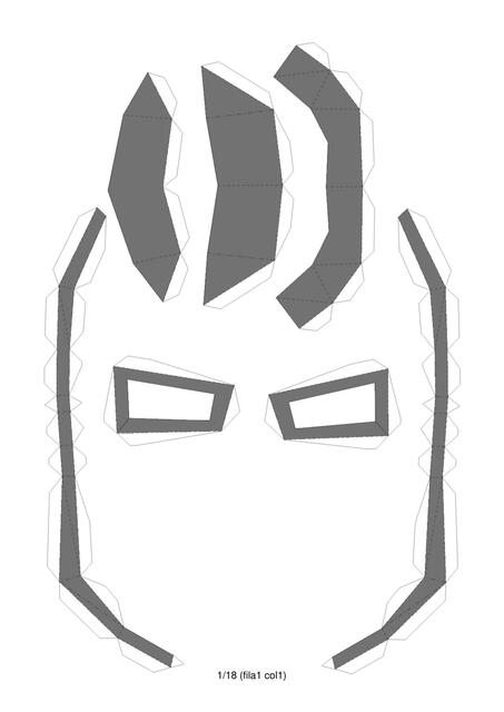 Dr Doom mask full size papercraft linesno password | ale | uDocz