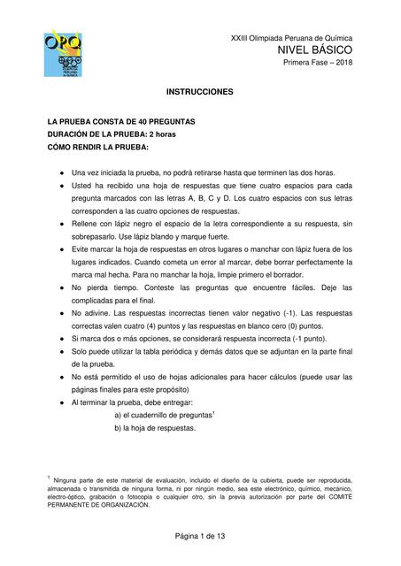 OPQ Basico Fases 1 y 2 | Benjamin | uDocz