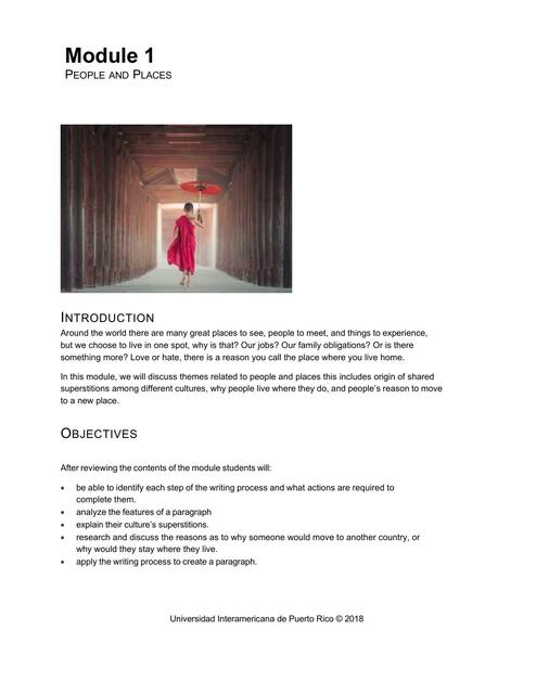 Introduction Module 1 accessible | Y. Esther Montoya | uDocz