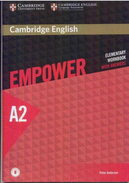 Empower A2 Elementary Workbook with Answers | roxana cumbicus | uDocz