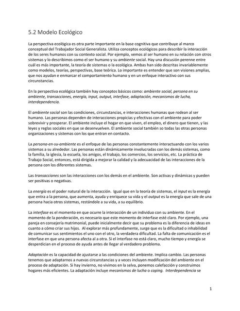 5 2 Modelo Ecológico | Tamara | uDocz