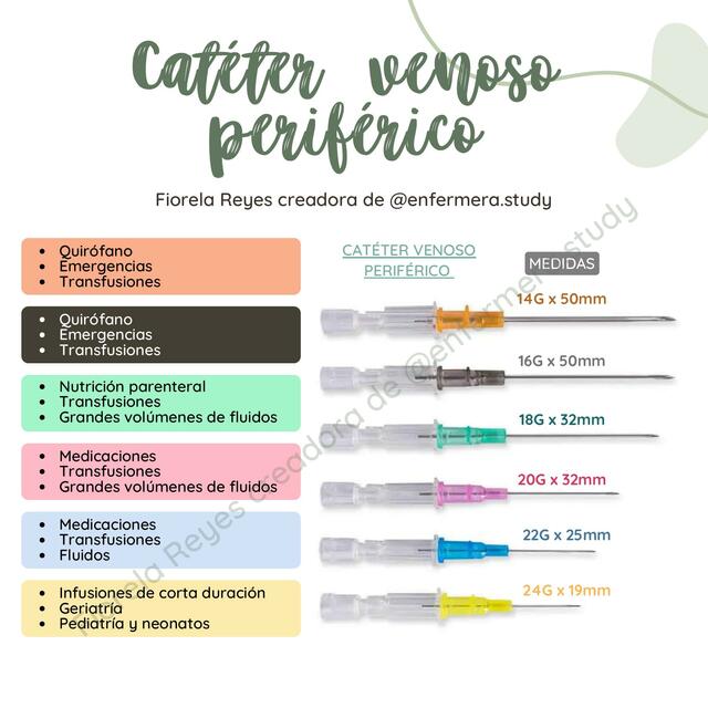 CATETER VENOSO PERIFERICO | Fiorela Reyes | uDocz
