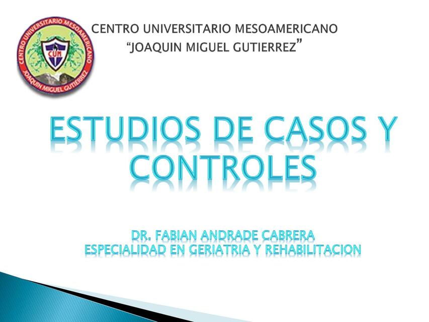 CASOS Y CONTROLES EPIDEMIOLOGICOS | FABIAN | uDocz