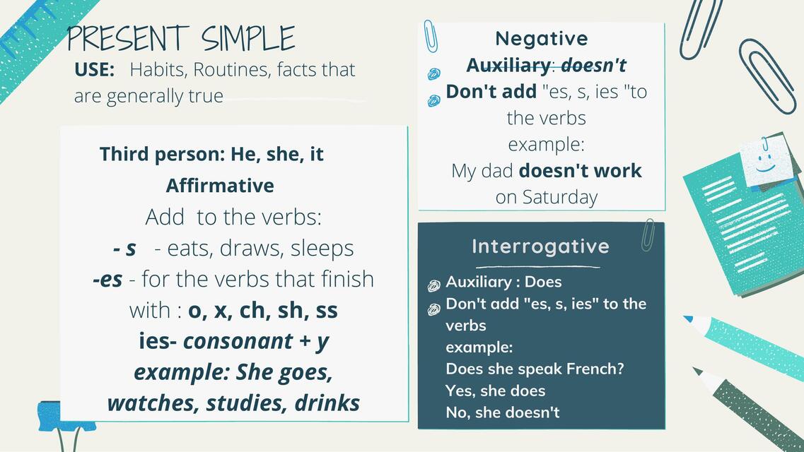 PRESENT SIMPLE RULE | KARINA | uDocz