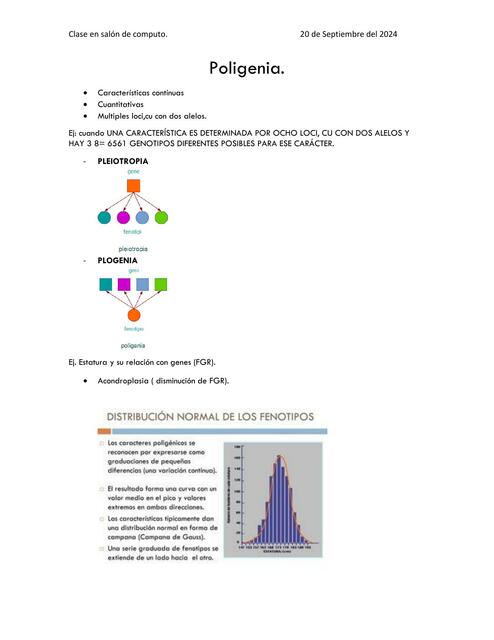 Poligenia, apuntes. | Frida Estefany Guevara | uDocz