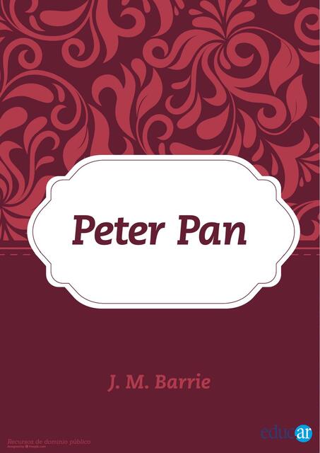 Flashcards de barrie j m peter pan | Por Juliana | uDocz