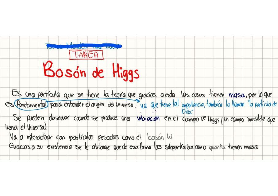 Bosón de Higgs | Ana Torres | uDocz