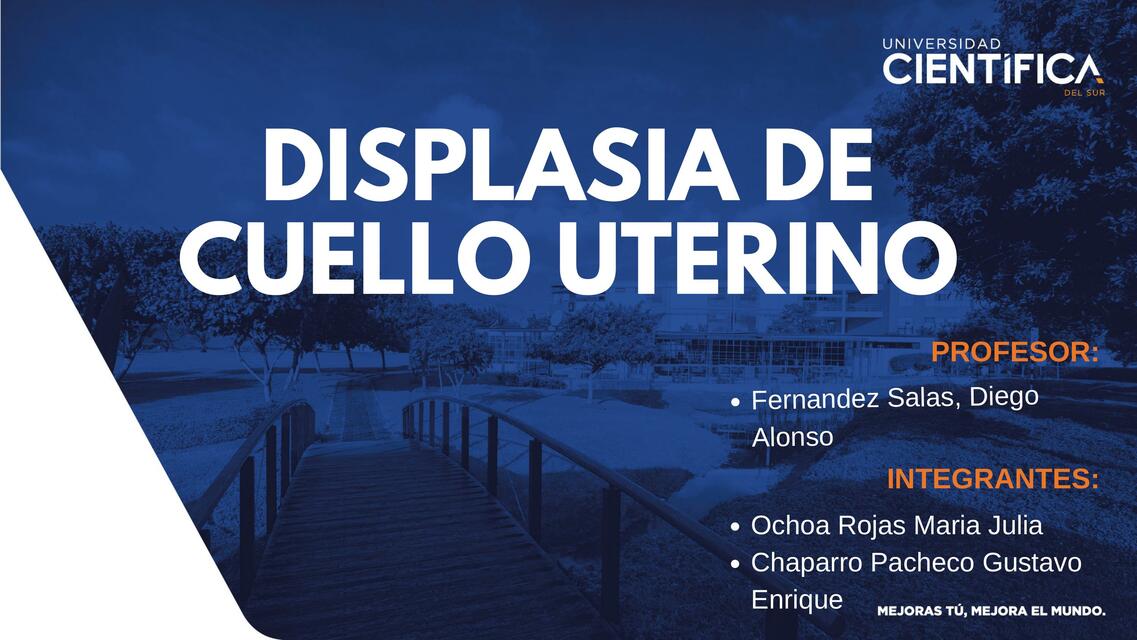 DISPLASIA DE CUELLO UTERINO | Fernando | uDocz